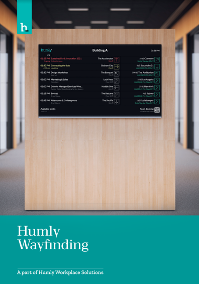 Product Sheet - Humly Wayfinding